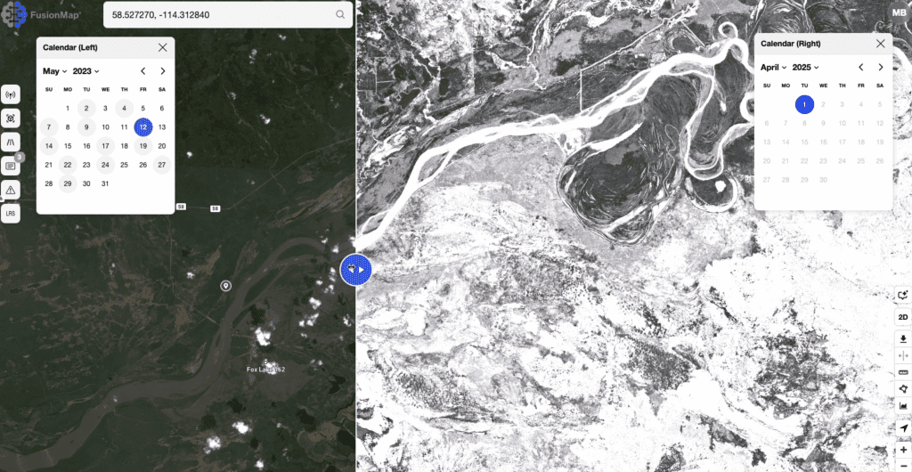 FusionMap's Split View: Transforming Disaster Response with Real-Time ...